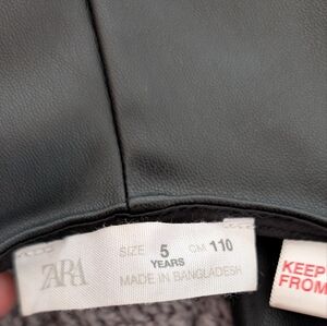 Zara | Dresses | Zara Black Leather Jacket | Poshmark